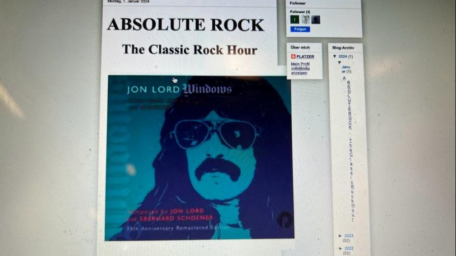“ABSOLUTE ROCK - The Classic Rock Hour” (Nr. 775) – New Year´s Concert ...